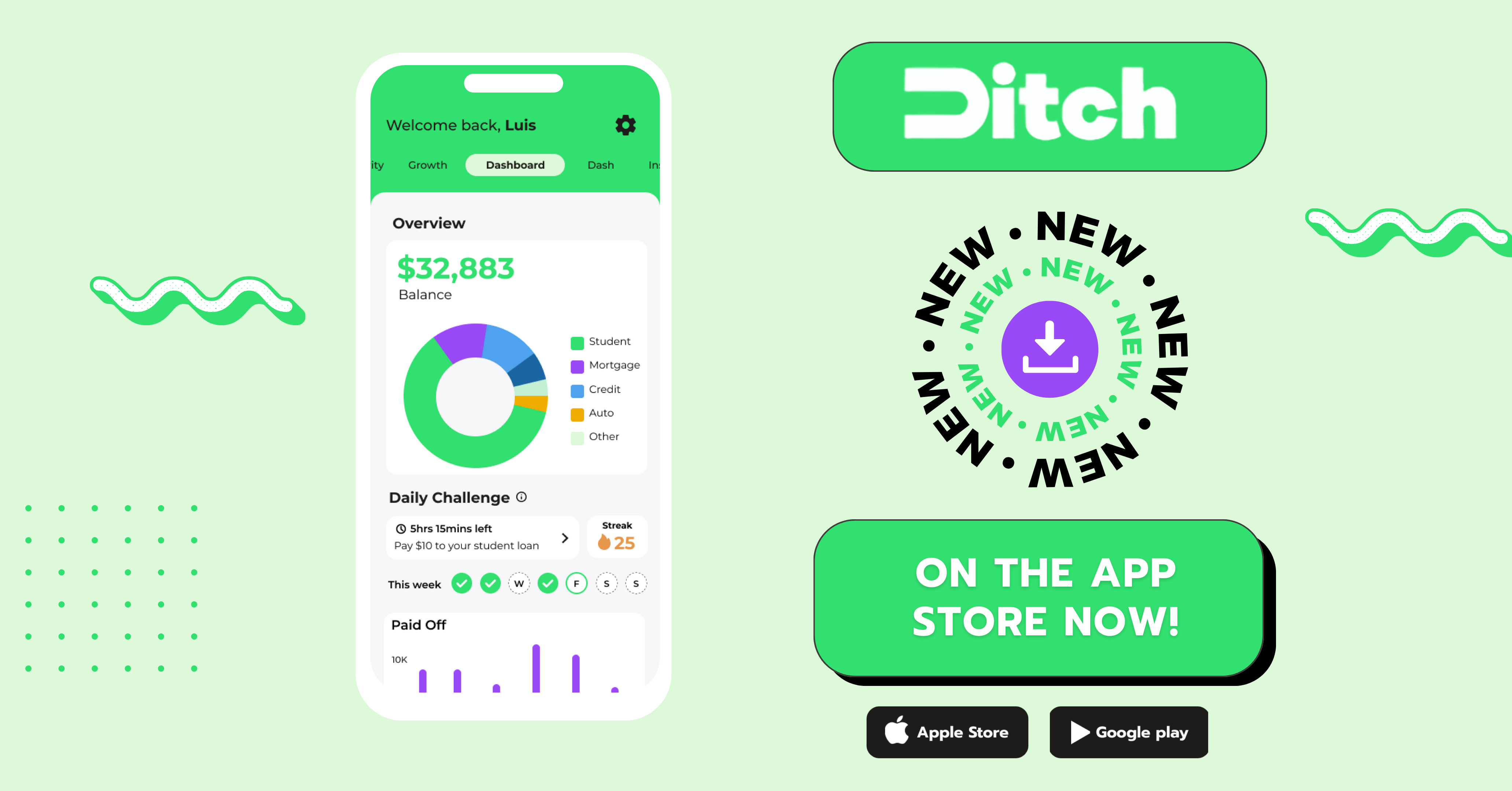 Ditch Empowering Your Debt Free Journey Ai Powered Debt Payoff App